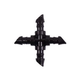 Pinolex Agricultural Garden Irrigation 1/4" Barb Drip CROSS Connector ...
